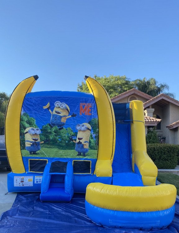 Minion 5 in 1 Combo w/Water slide - The Bounce House Company